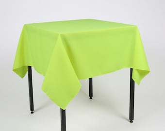 Sage Green Square Tablecloth Made From Polyester Fabric Not | Etsy UK