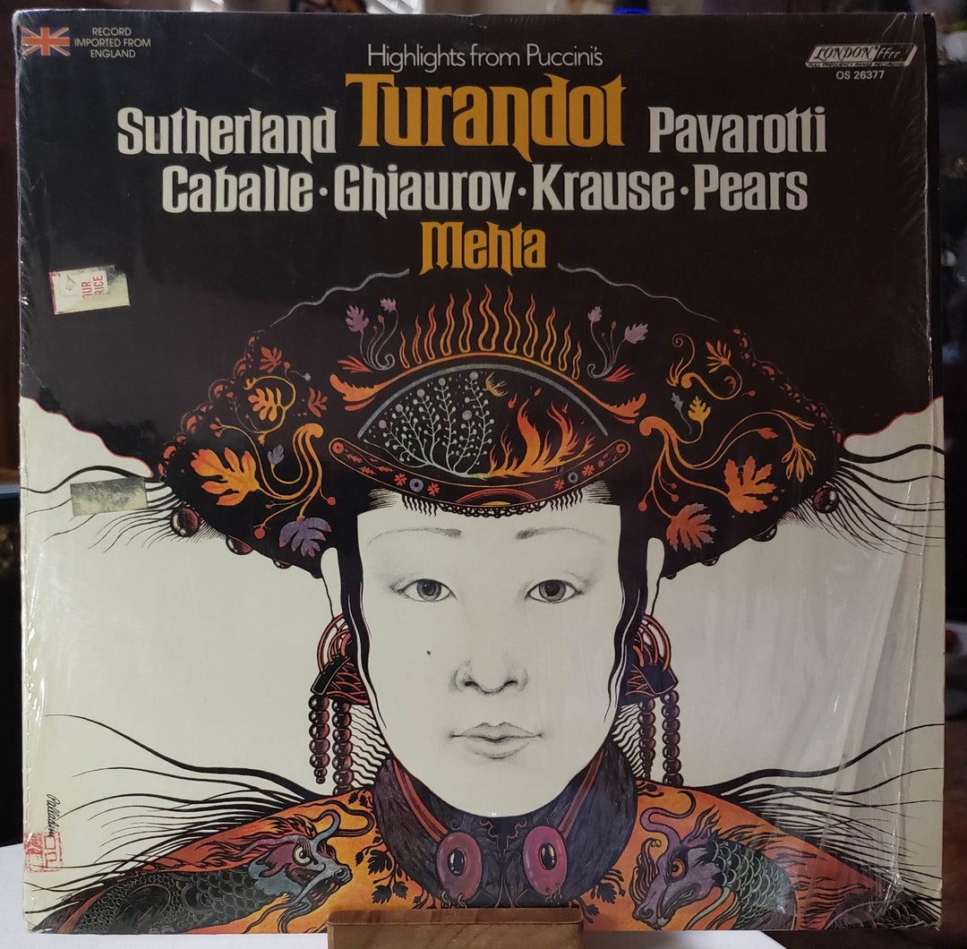 LP. Turandot-highlights. Joan Sutherland. - Etsy
