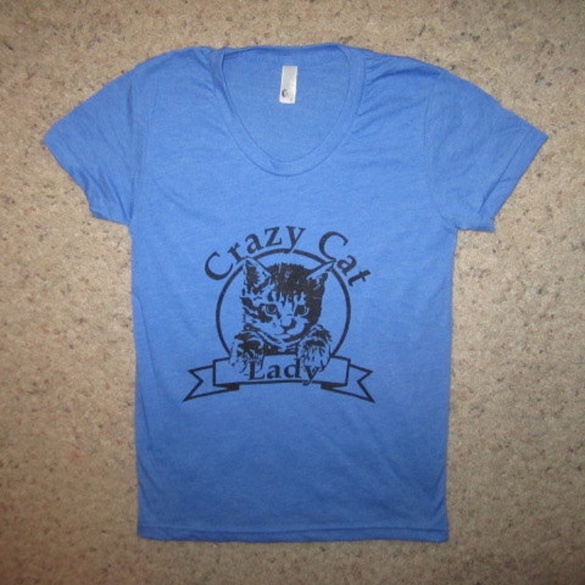 Womens Crazy Cat Lady T Shirt Funny Cats Kitten Meow Kitties - Etsy