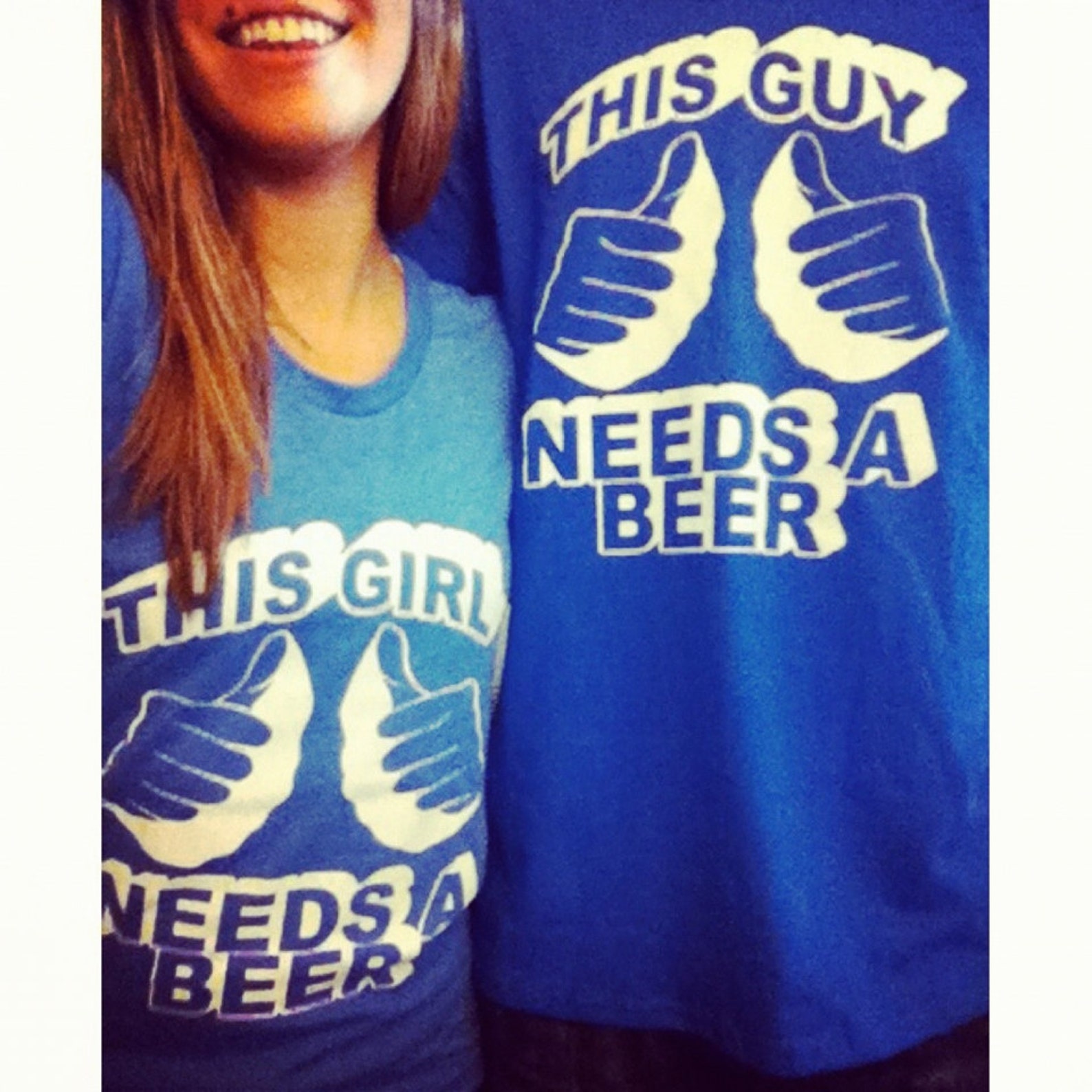 Womens This Girl Needs a Beer Drinking T Shirt Crazy Humor Funny Cute ...
