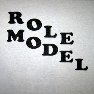 Womens Role Model T Shirt Funny Humor Mentor Big Brother Novelty ...