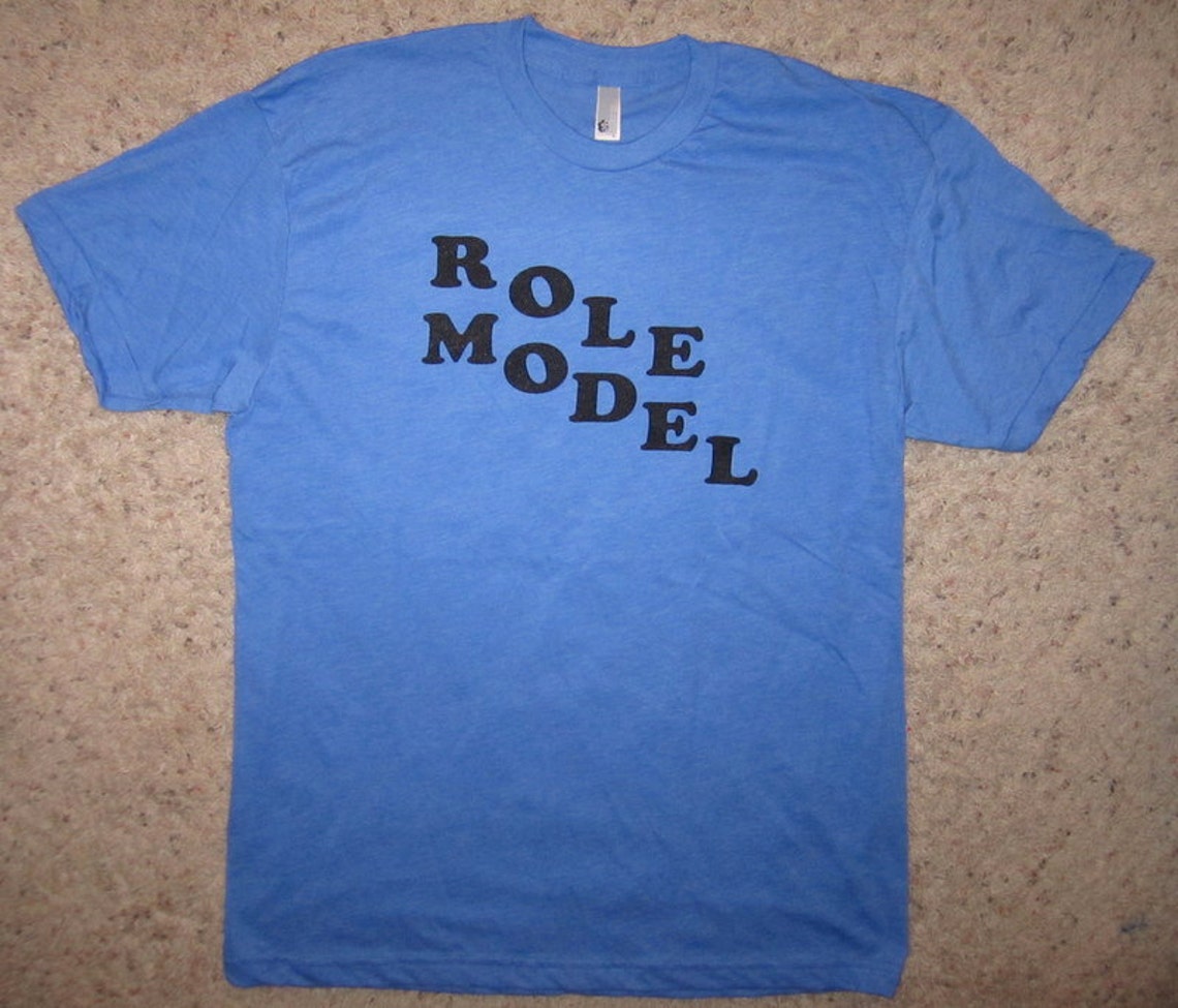 Mens Role Model T Shirt Funny Mentor Humor Big Brother Graphic American ...