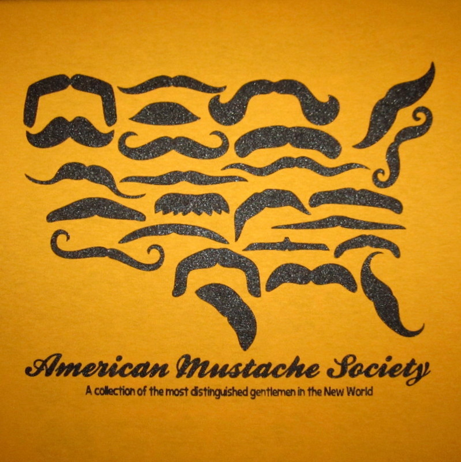 American Mustache Society T Shirt Funny Stache Humor USA America ...