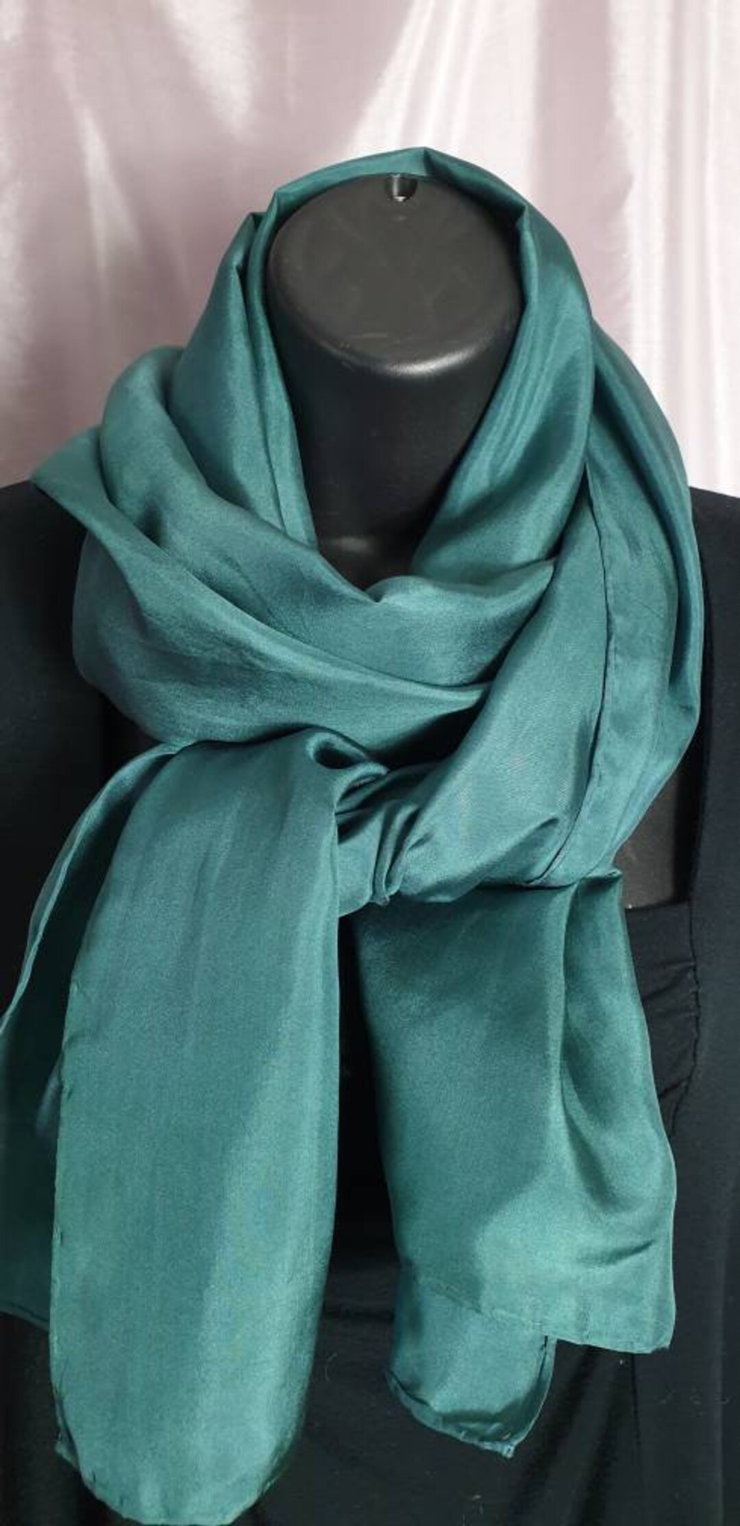 Long Silk Scarf, Scarves, Silk Scarf, Silk Scarves, Gift for Her, Woman ...