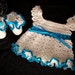 Lacey Trim Baby Dress and Booties - Etsy