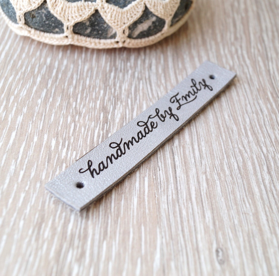 Logo Leather Labels, Personalized Clothing Labels, Real Leather Logo ...