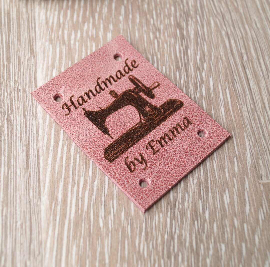 Handmade Sewing Labels, Custom Labels, Personalized Leather Labels ...