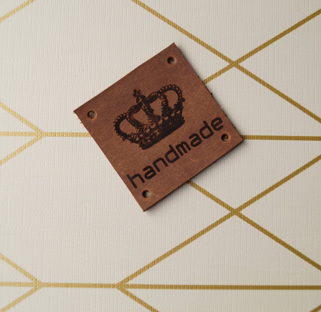 Leather Labels, Custom Engraved Labels, Personalized Labels, Handmade ...