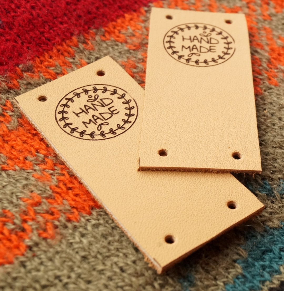 Branding Leather Labels, Custom Labels, Personalized Leather Labels ...
