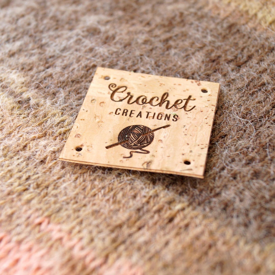 Cork Labels, Custom Clothing Labels, Vegan Leather Labels, Crochet ...