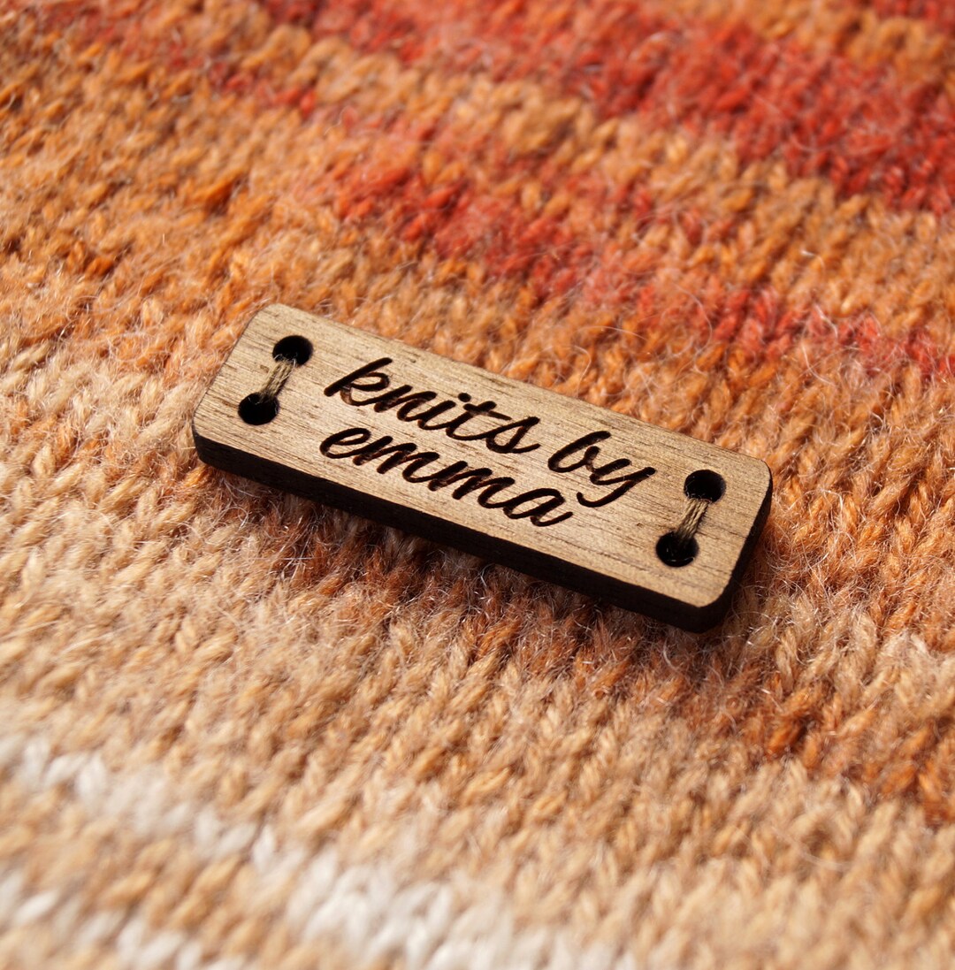 Wooden Garment Labels, Custom Made Logo Labels, Personalized Label Tag ...