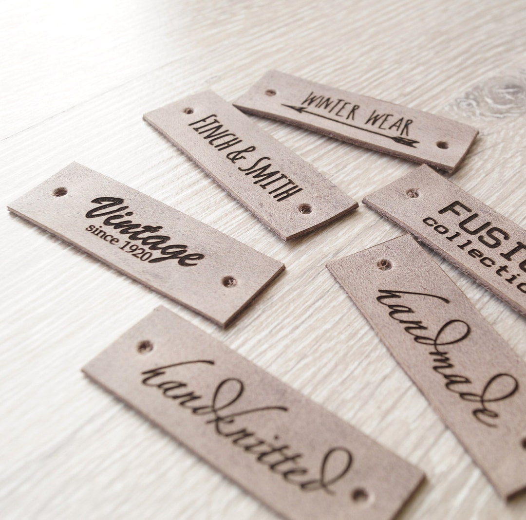 Product Tags, Custom Labels, Leather Tags, Care Labels, Labels for ...