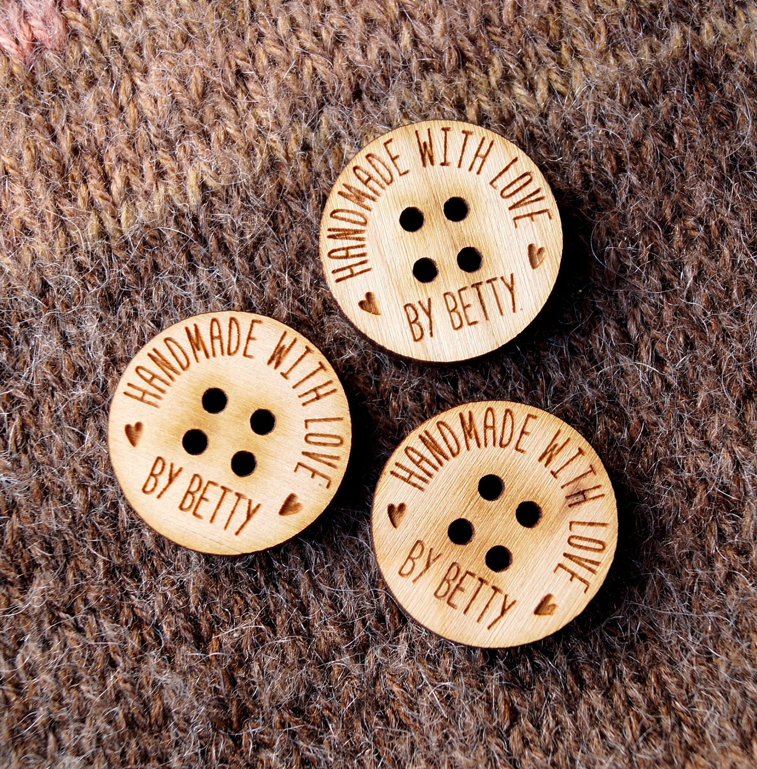 Wooden Busttons Custom Made Wood Buttons Engraved Buttons - Etsy