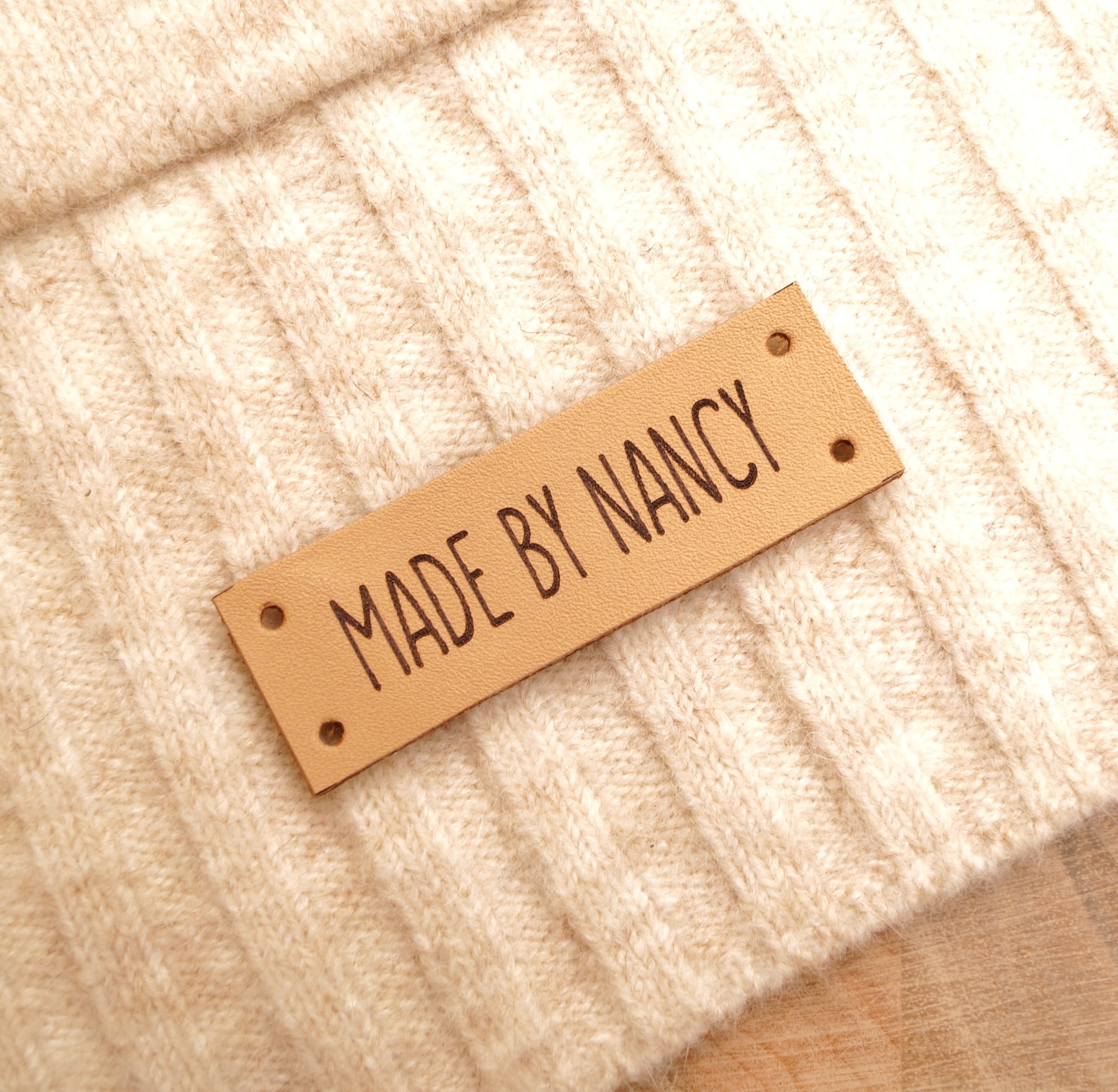 Custom Leather Labels, Laser Engraved Tags, Clothing Labels, Tags for ...