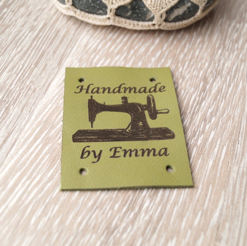 Handmade by clothing labels custom labels personalized | Etsy