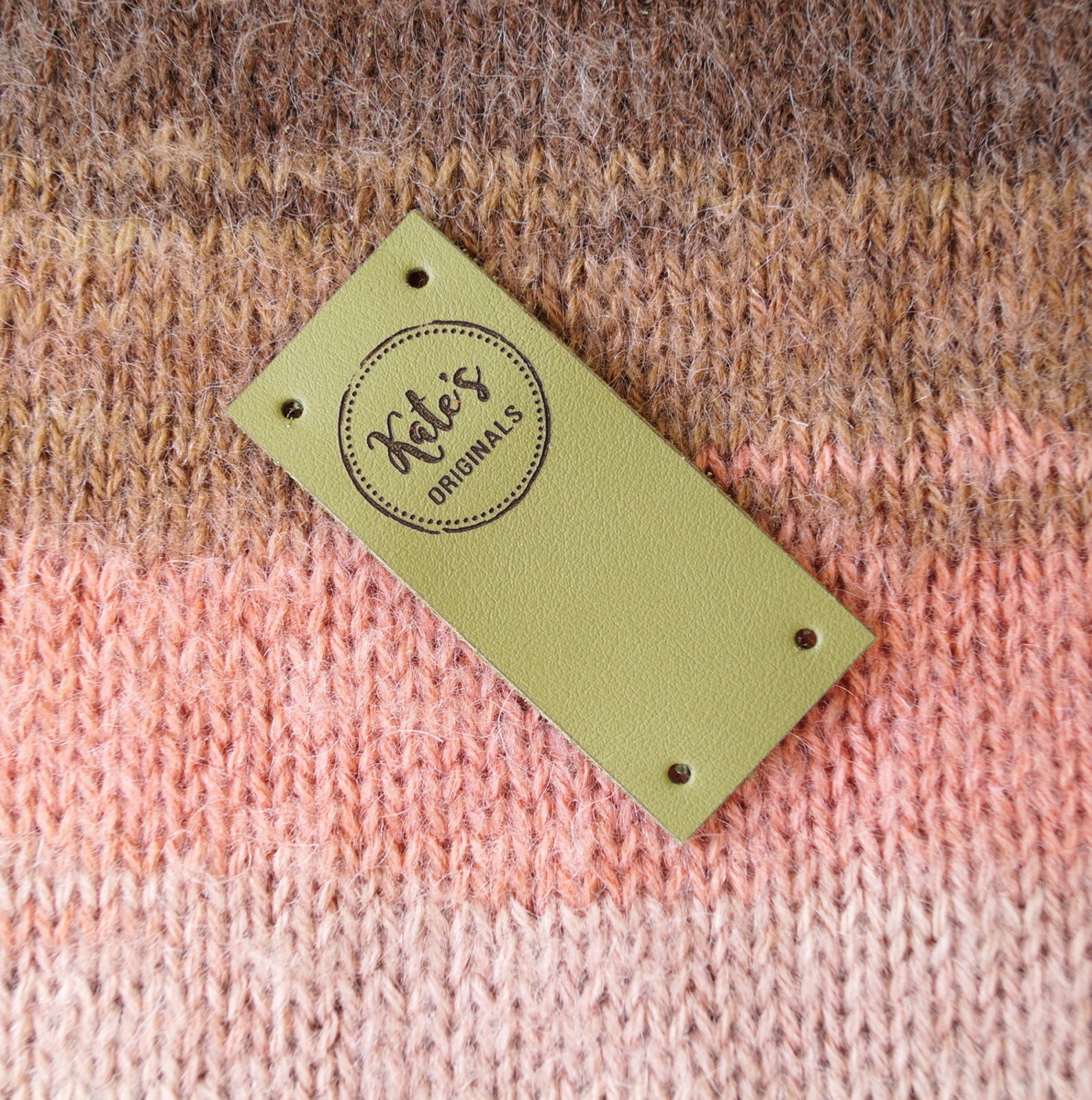 Center Fold Leather Labels, Custom Folding Labels, Personalized ...