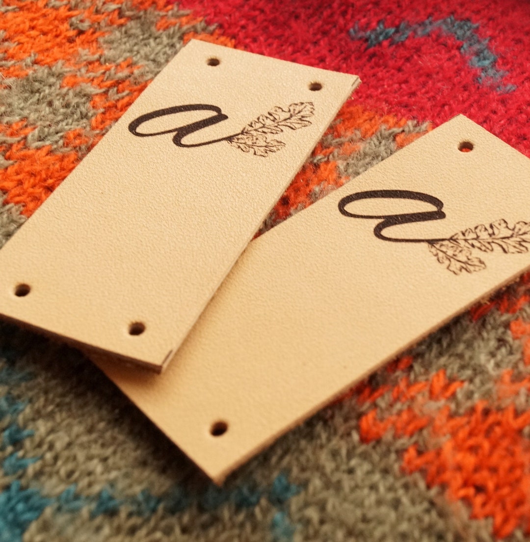 Logo Branding Labels, Custom Logo Labels, Leather Labels, Leather Tags ...