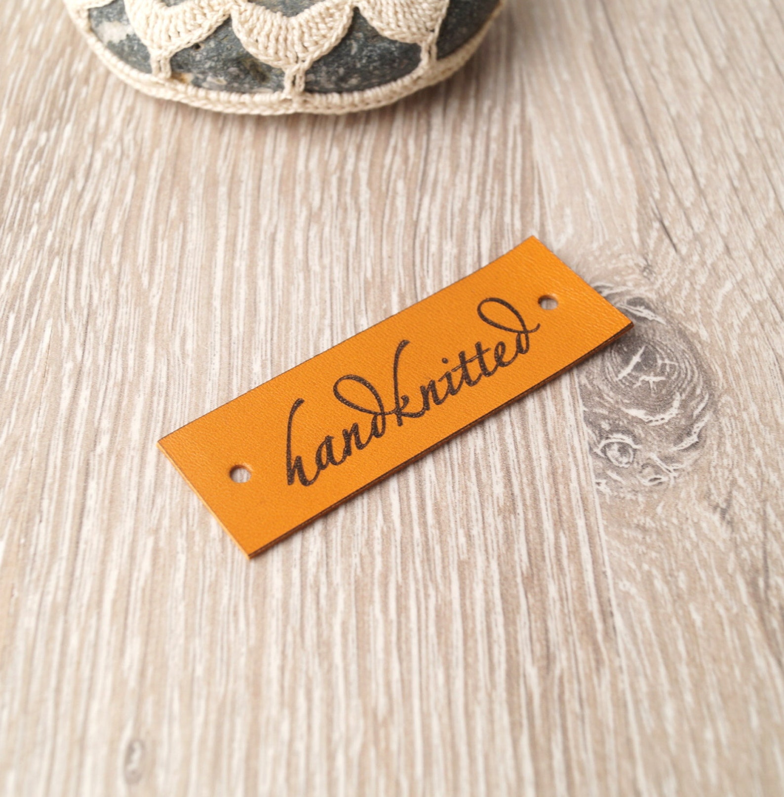 Leather Label Tags, Custom Labels, Personalized Real Leather Labels ...