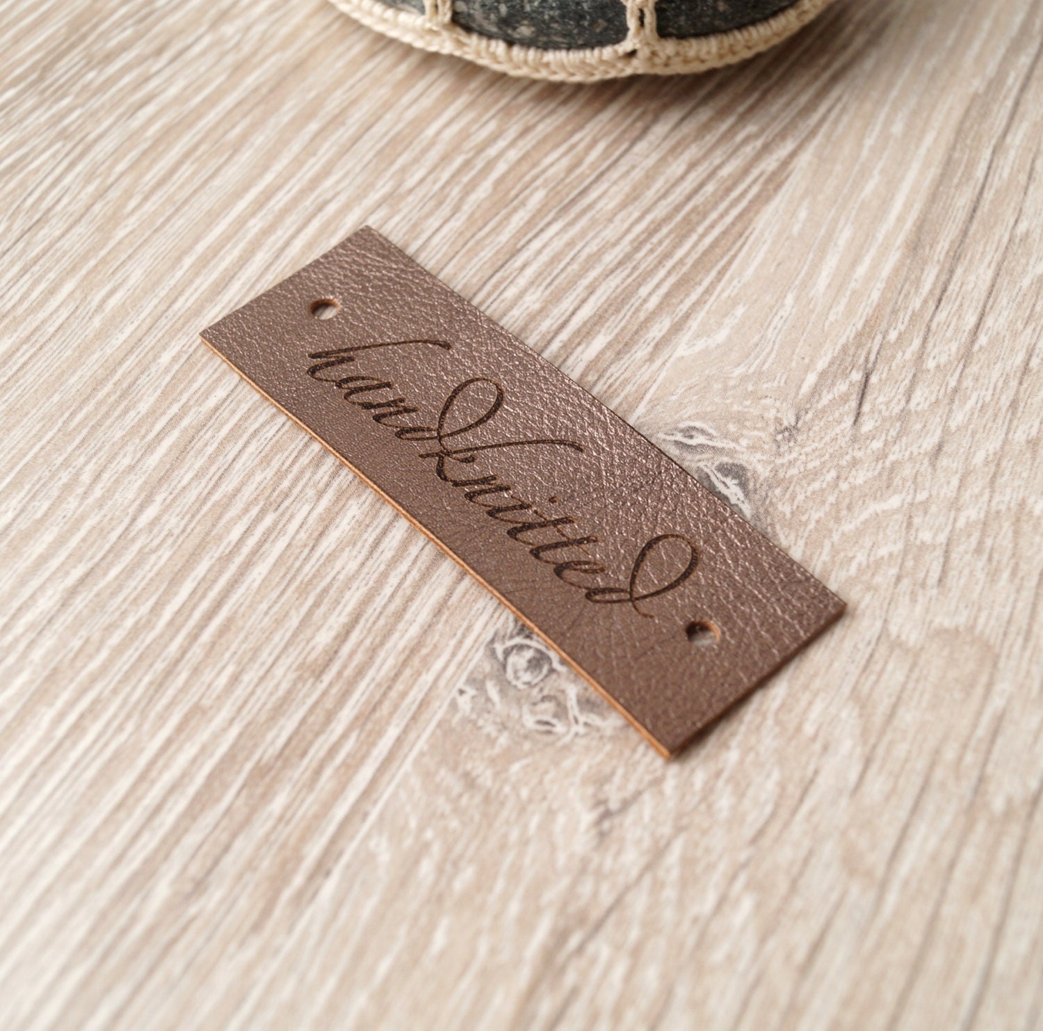 Custom Leather Logo Labels, Personalized Sew on Labels, Set of 25 Pc - Etsy