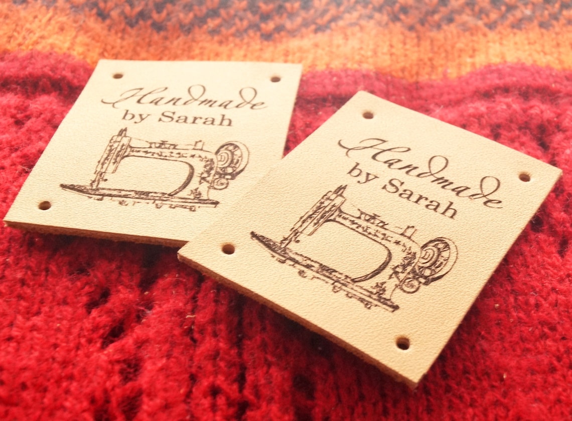 Logo Branding Labels - Leather Labels - Personalized Leather Tags ...
