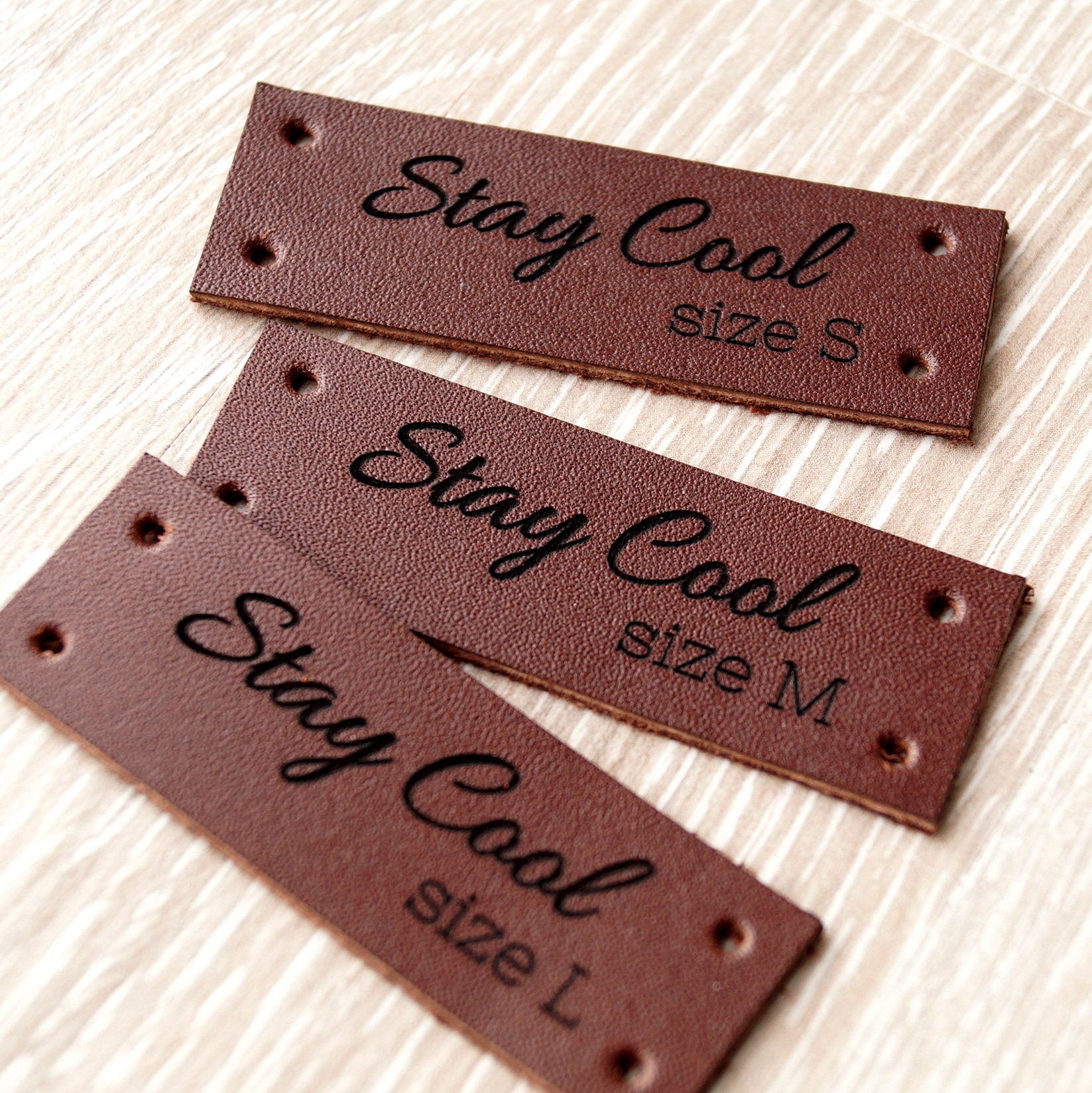 Leather Tags Custom Clothing Labels Leather Labels - Etsy