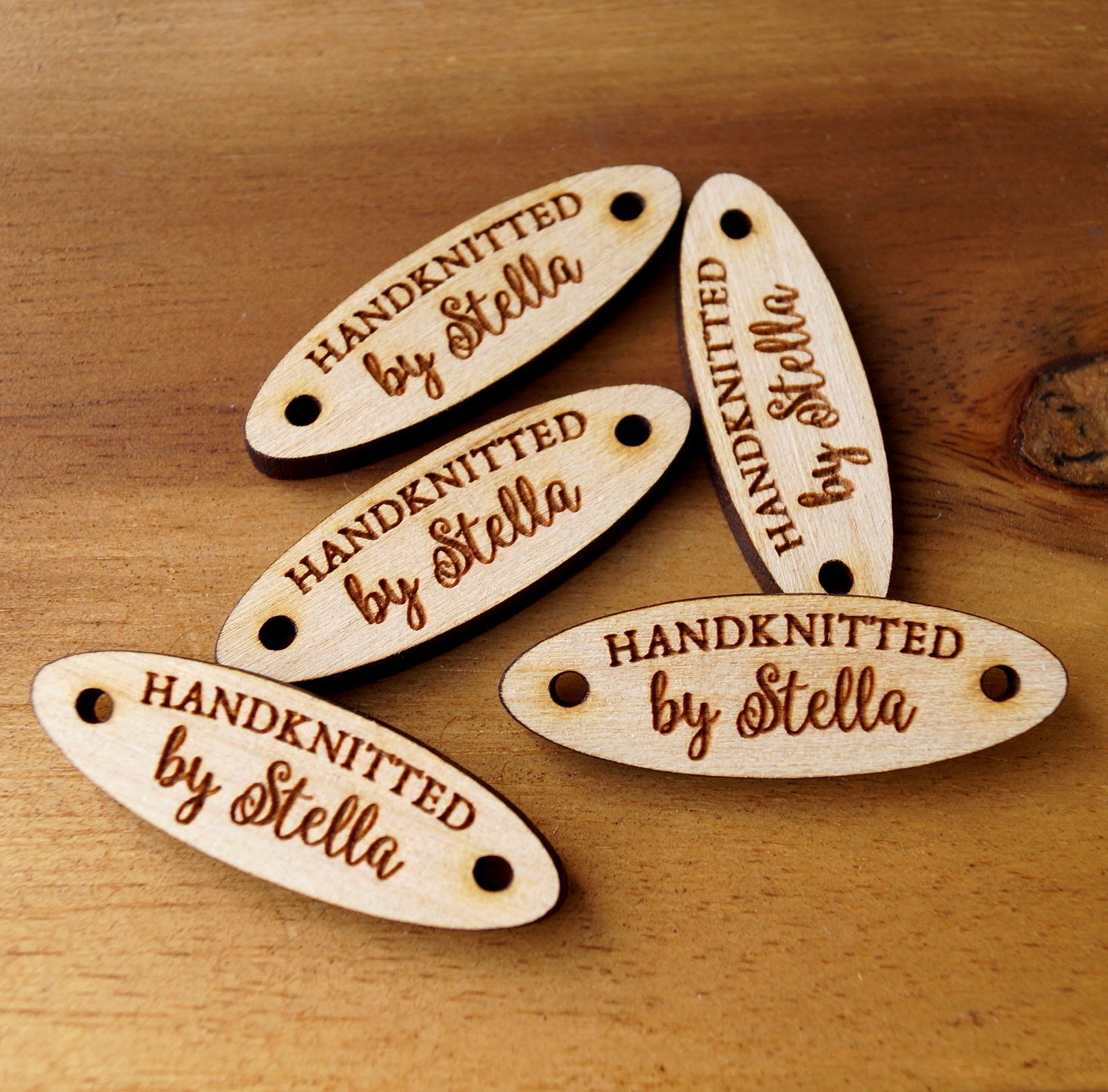 Wooden Labels Custom Garment Labels Engraved Wooden Tags - Etsy