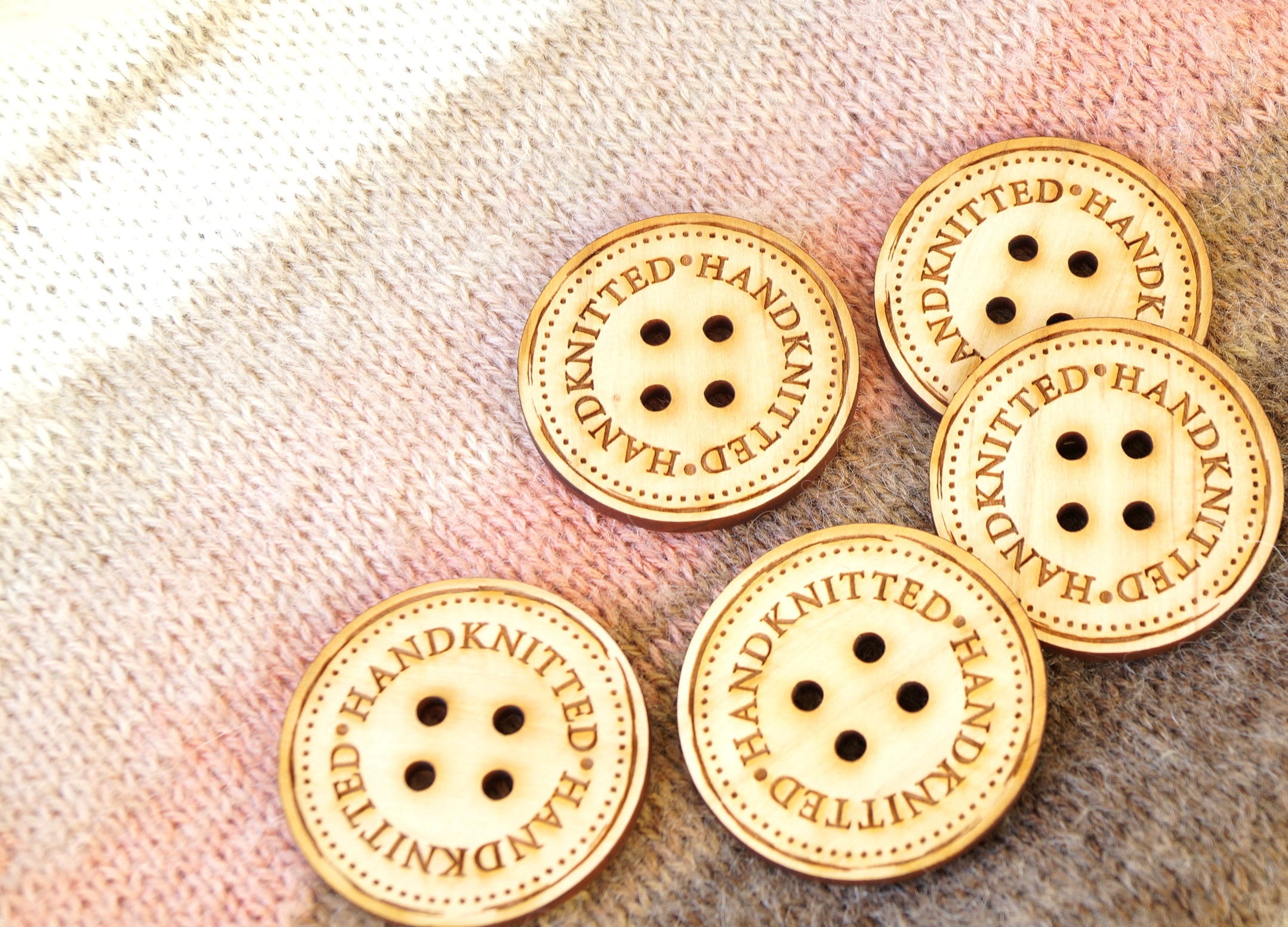 Oversized wooden buttons personalized buttons for knitted and | Etsy