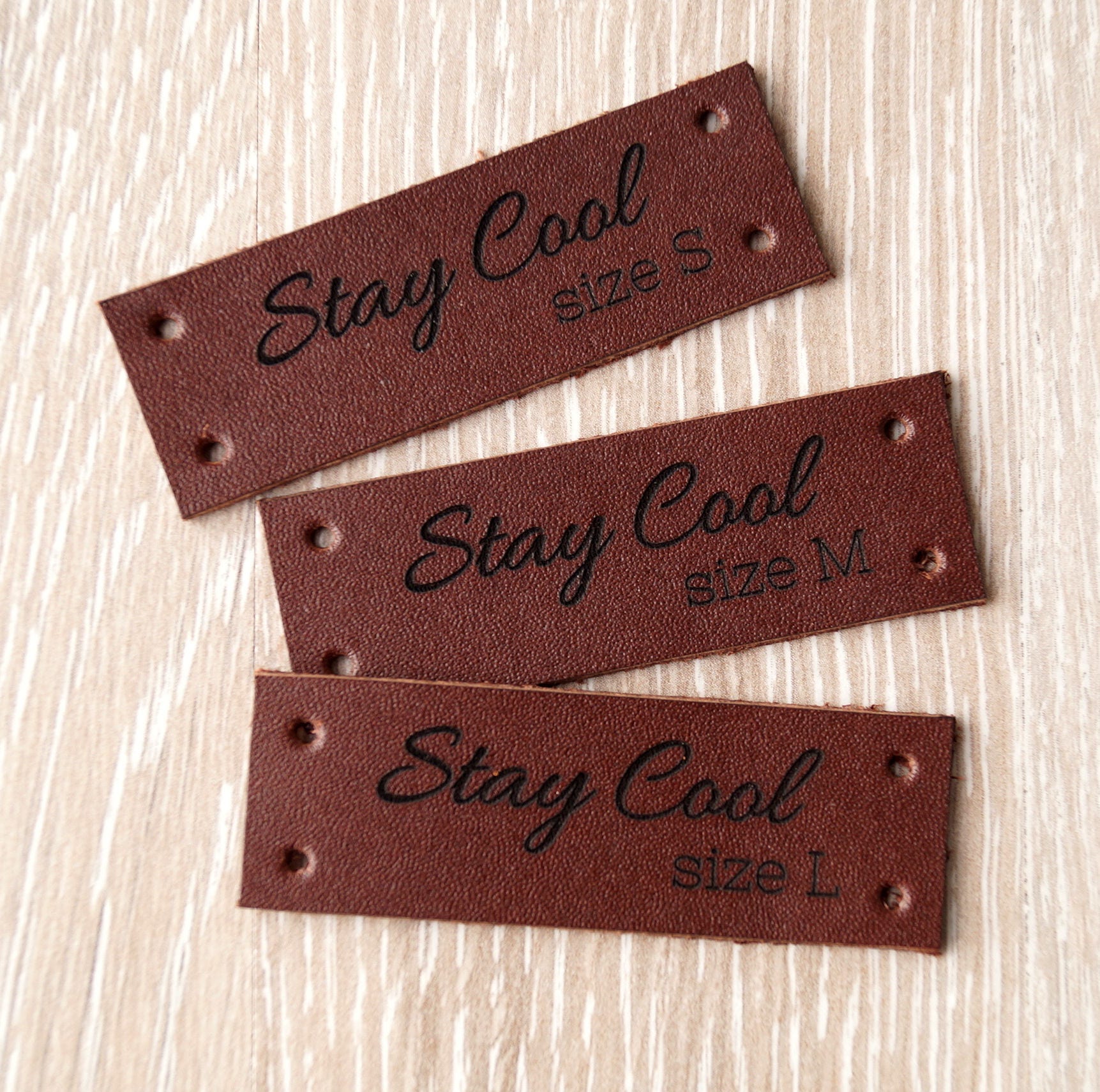 Leather Tags Custom Clothing Labels Leather Labels - Etsy