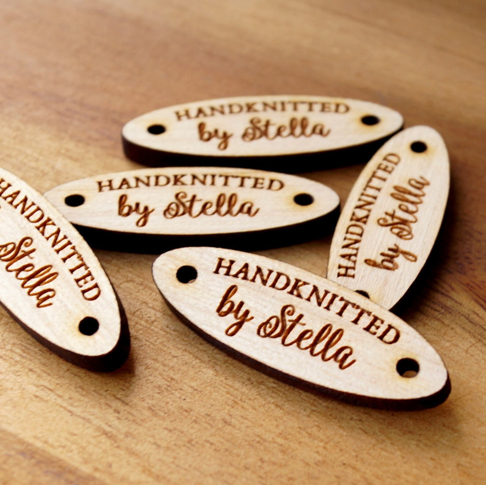Wooden Labels Custom Garment Labels Engraved Wooden Tags - Etsy