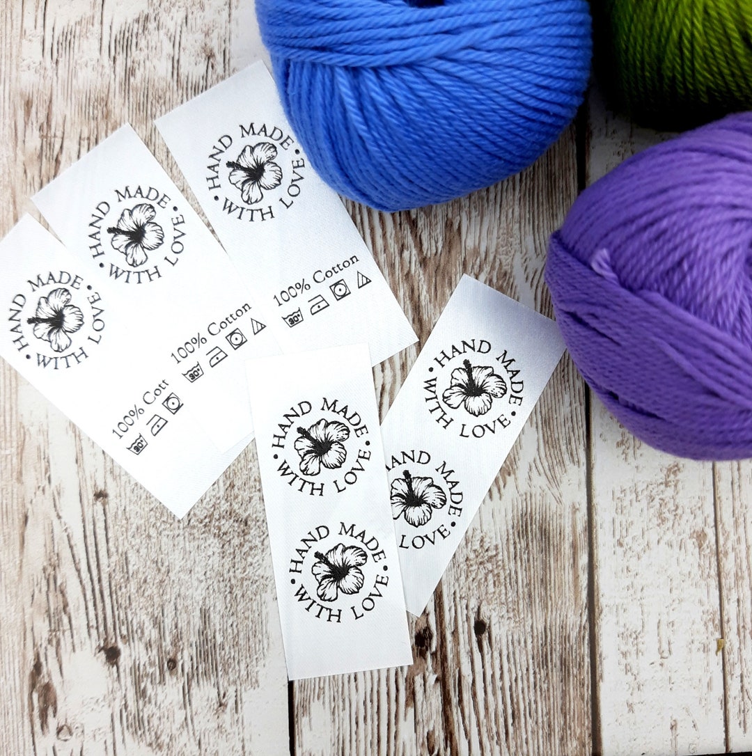 Personalized Satin Labels, Custom Clothing Labels, Labels for Handmade ...