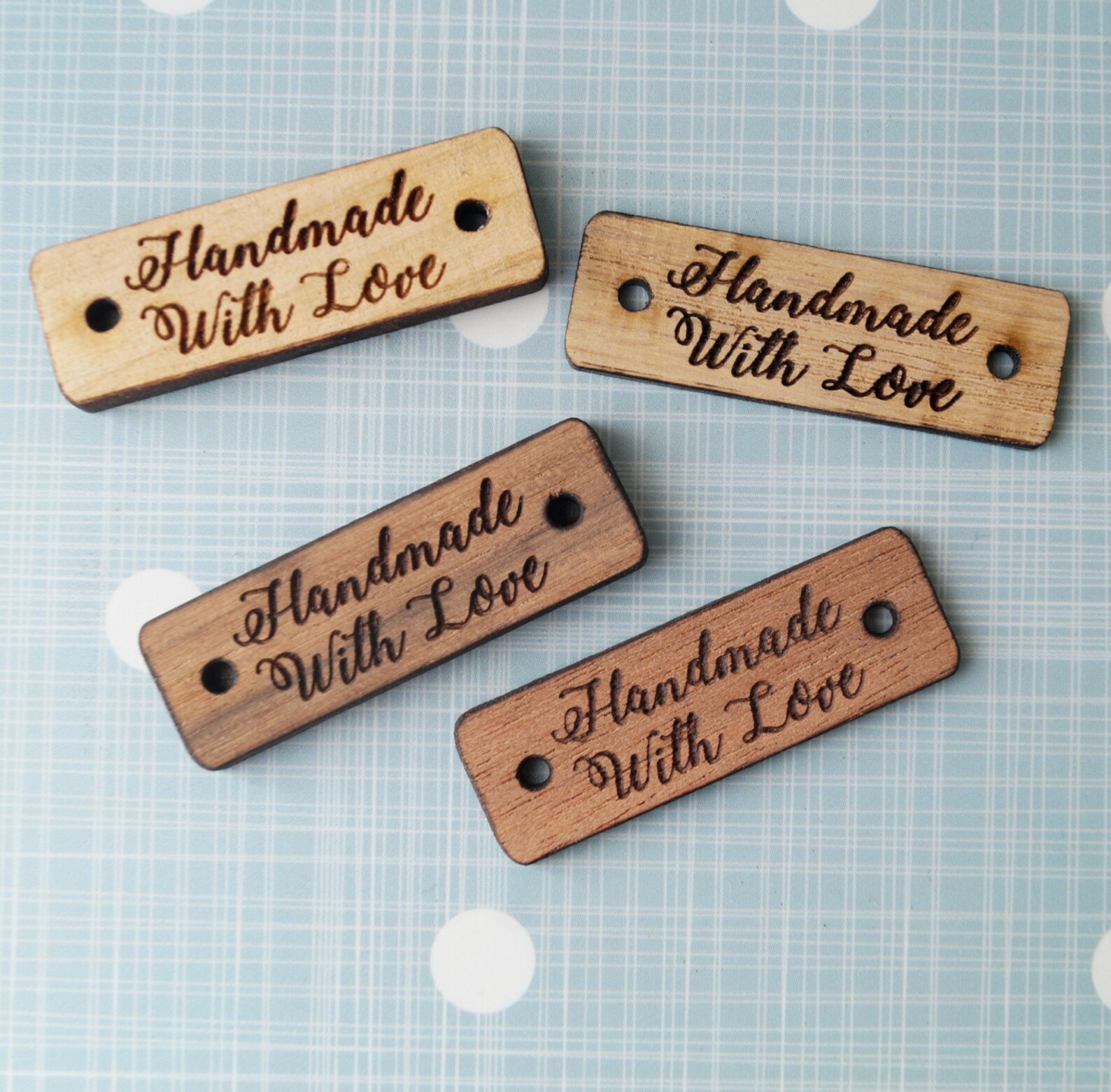 Custom wooden garment labels clothing labels personalized | Etsy