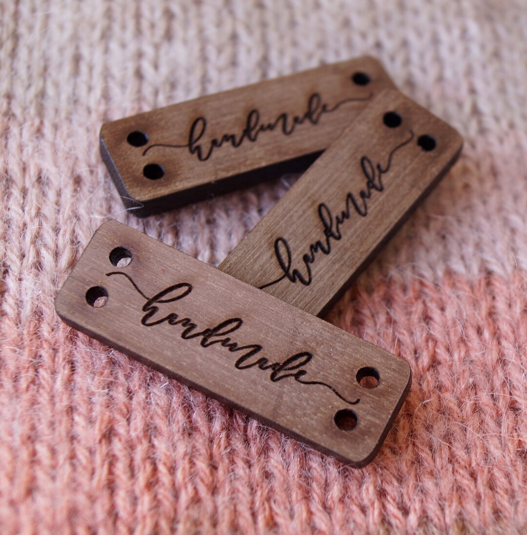 Wooden Labels, Custom Garment Labels, Personalized Clothing Label Tags ...