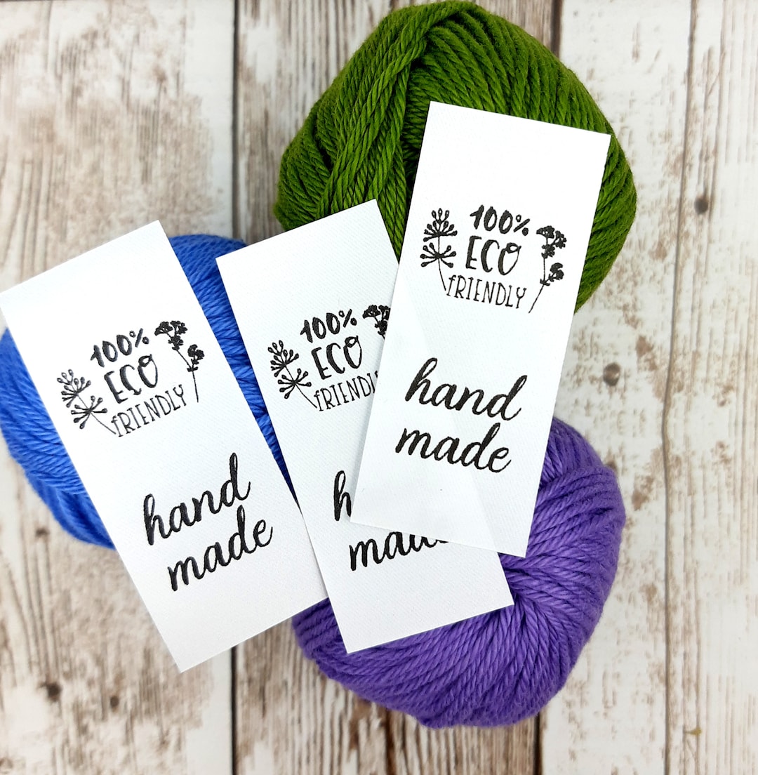 Care Labels, White Satin Labels, Personalized Logo, Custom Text, Care ...