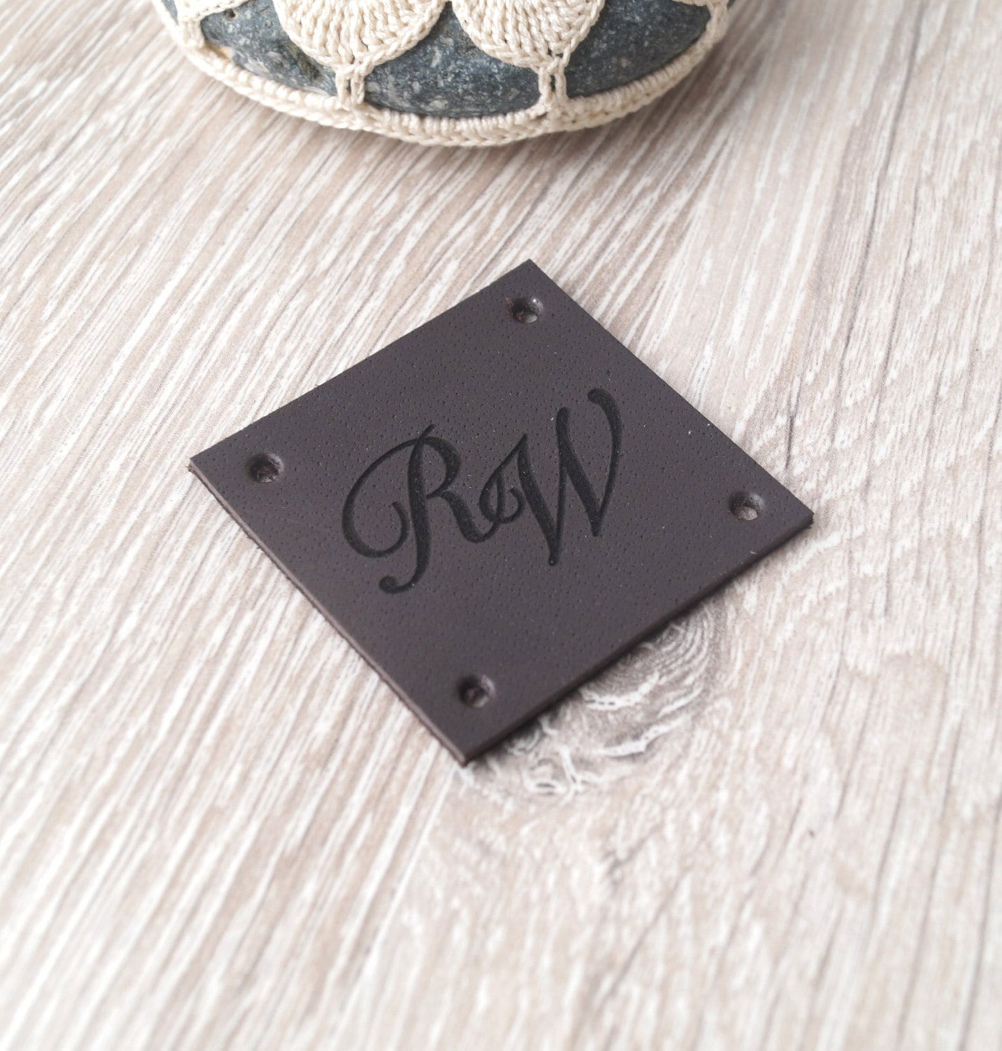 Sewing Labels, Custom Leather Labels, Personalized Leather Labels ...