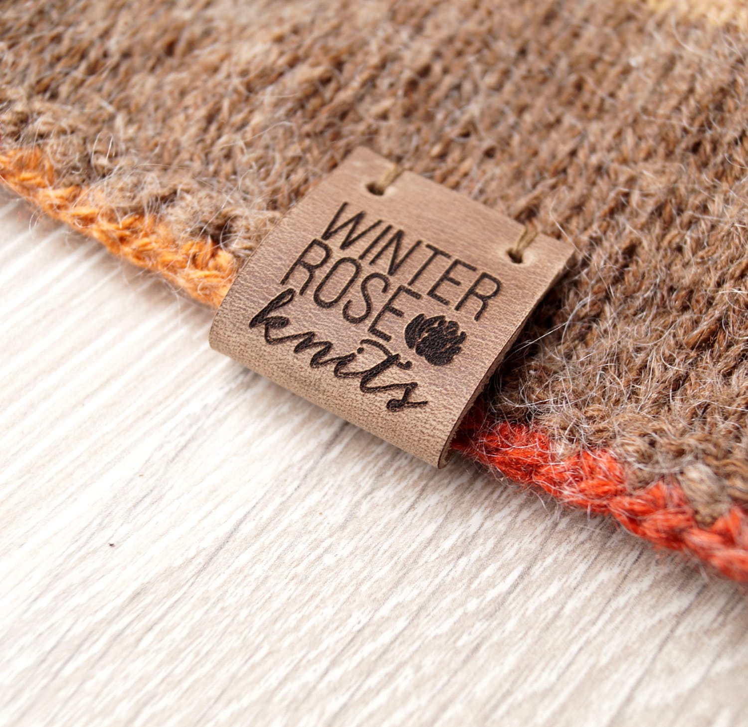 Leather Labels for Knitted Items Personalized Labels for - Etsy Australia