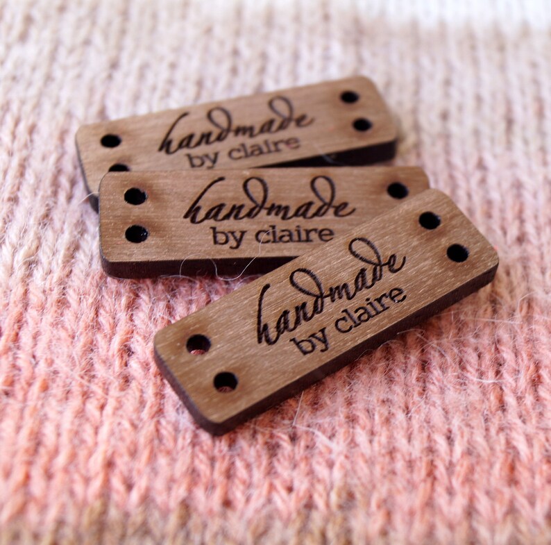 Wooden Labels Custom Clothing Labels Personalized Label - Etsy