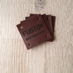 Genuine Leather Labels, Custom Labels, Personalized Leather Labels ...