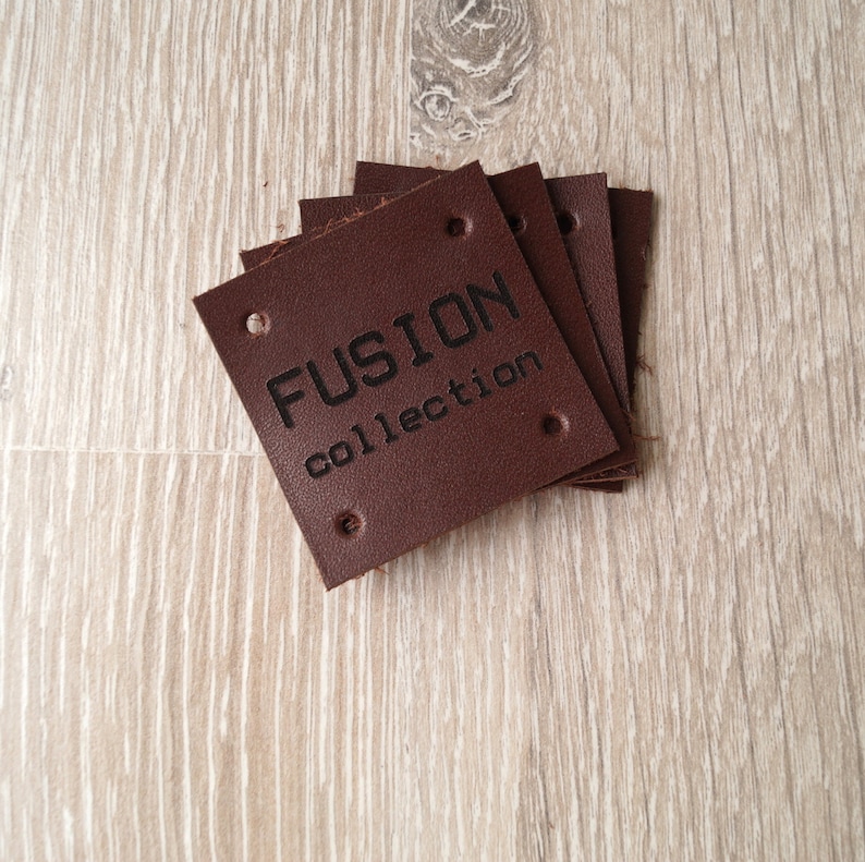 Genuine Leather Labels Custom Labels Personalized Leather - Etsy