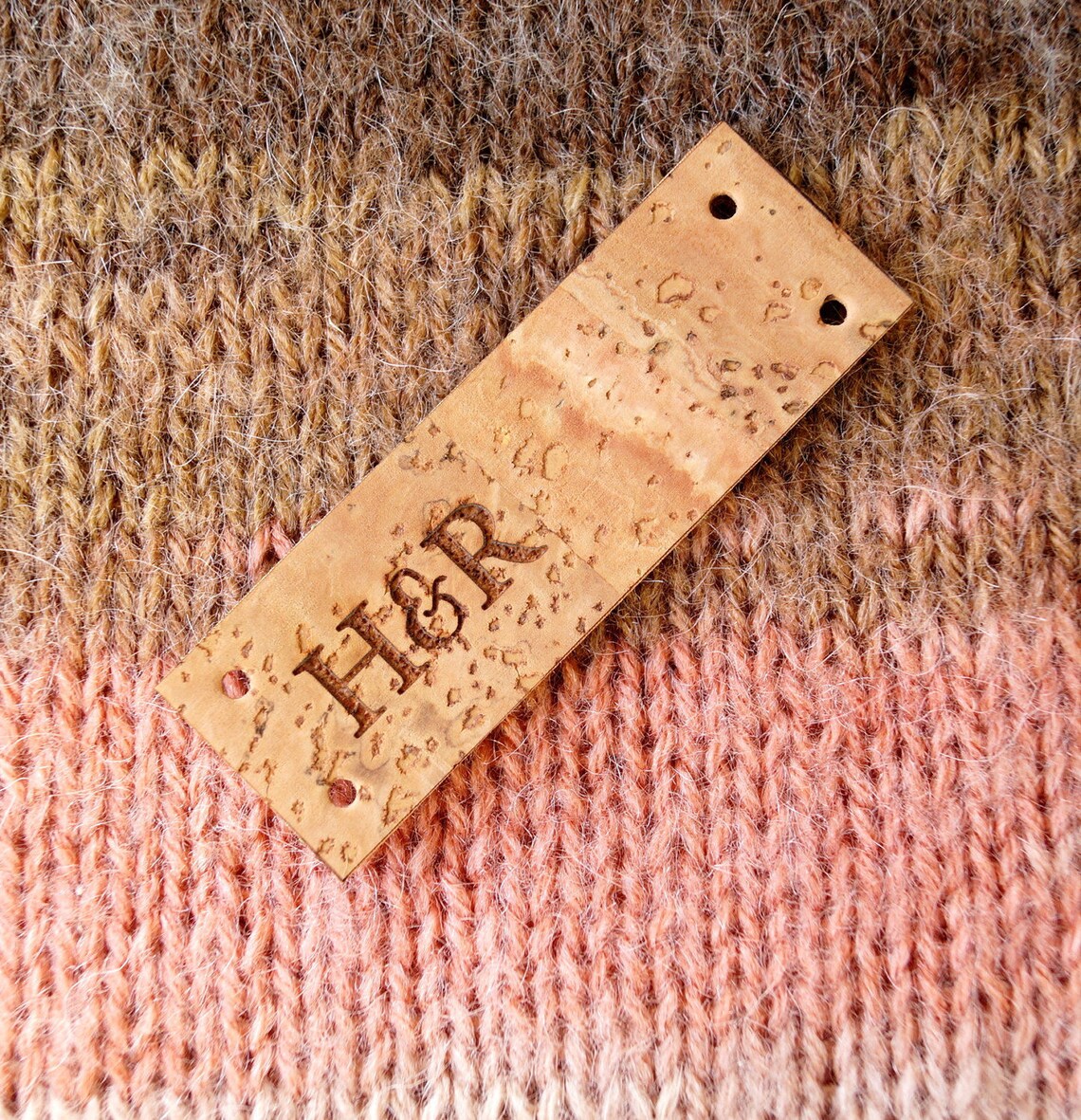 Cork Leather Labels Custom Clothing Labels Vegan Leather - Etsy