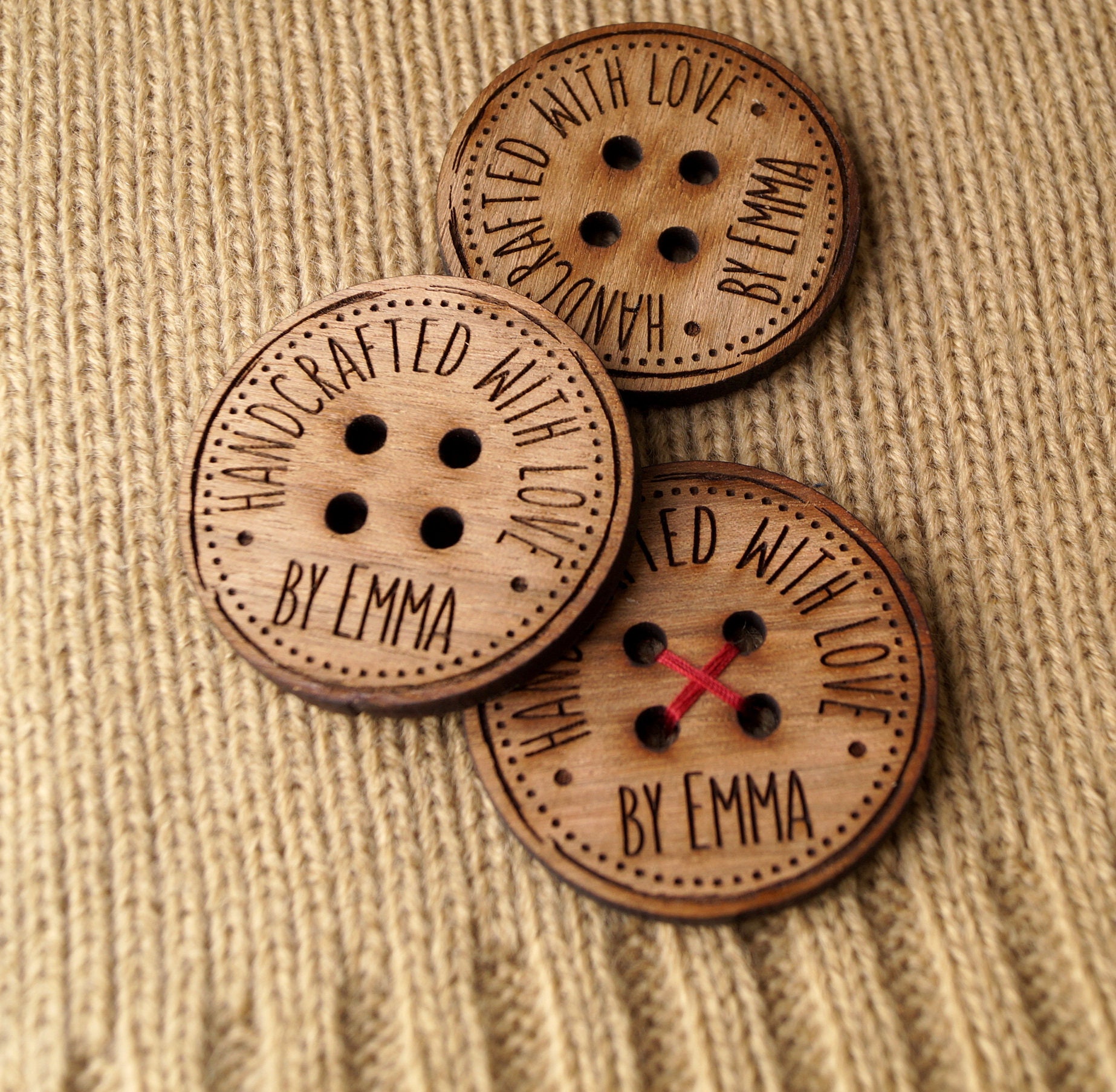 Labels for handmade items buttons for handmade items custom | Etsy