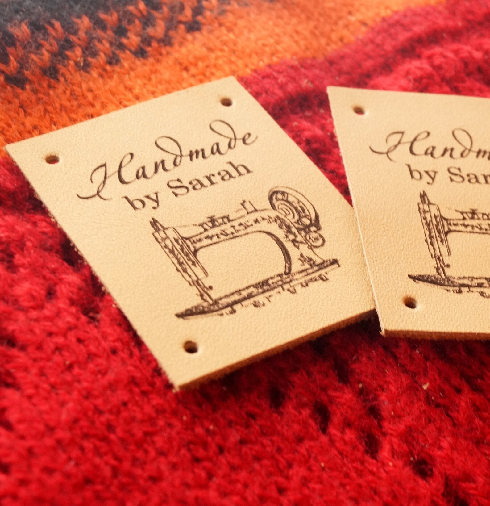 Logo Branding Labels - Leather Labels - Personalized Leather Tags ...