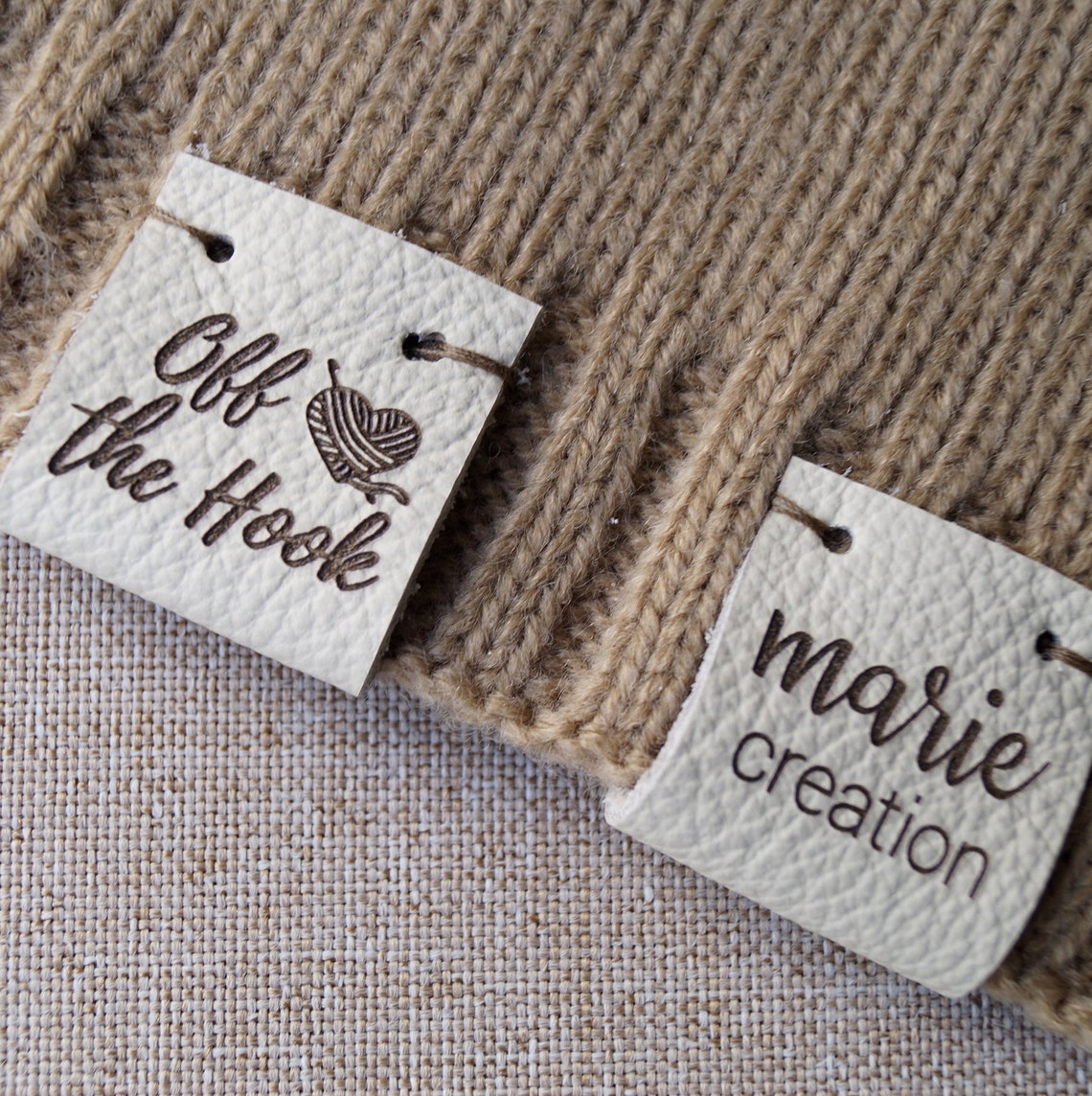 Custom Clothing Labels, Personalized Leather Labels, Branding Logo ...