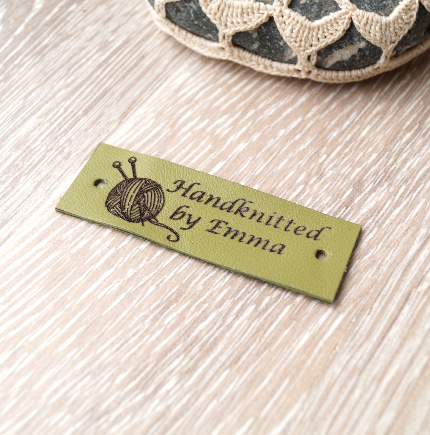 Leather Knitting Labels Custom Clothing Labels Personalized Etsy Leather Knitting Labels Custom Clothing Labels Personalized Etsy