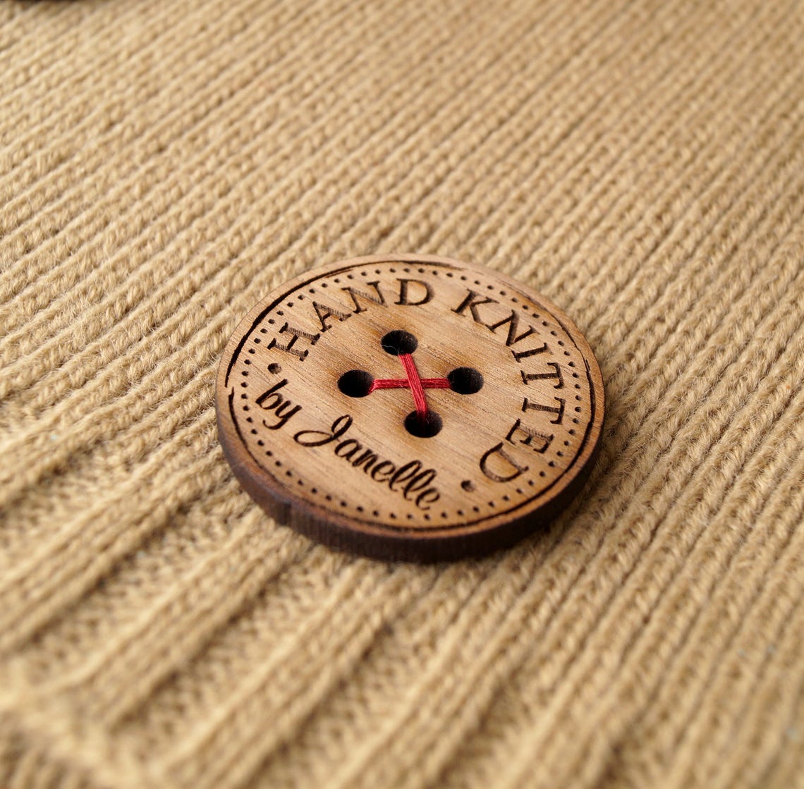 Wooden Buttons Custom Wooden Buttons for Knitted and | Etsy