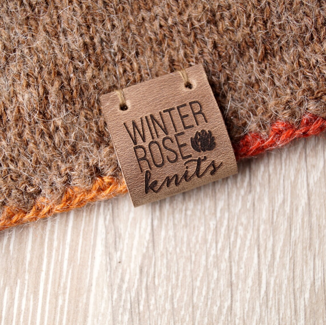 Leather Labels for Knitted Items Personalized Labels for - Etsy Australia