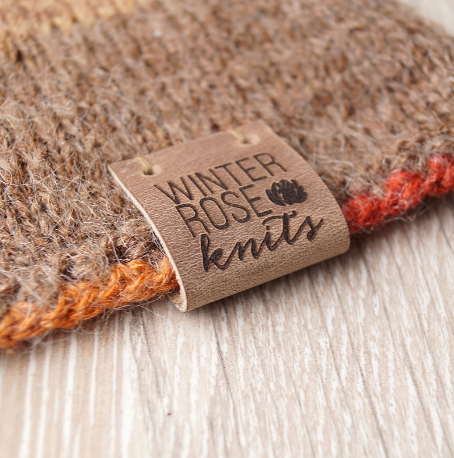 Leather Labels for Knitted Items Personalized Labels for - Etsy Australia