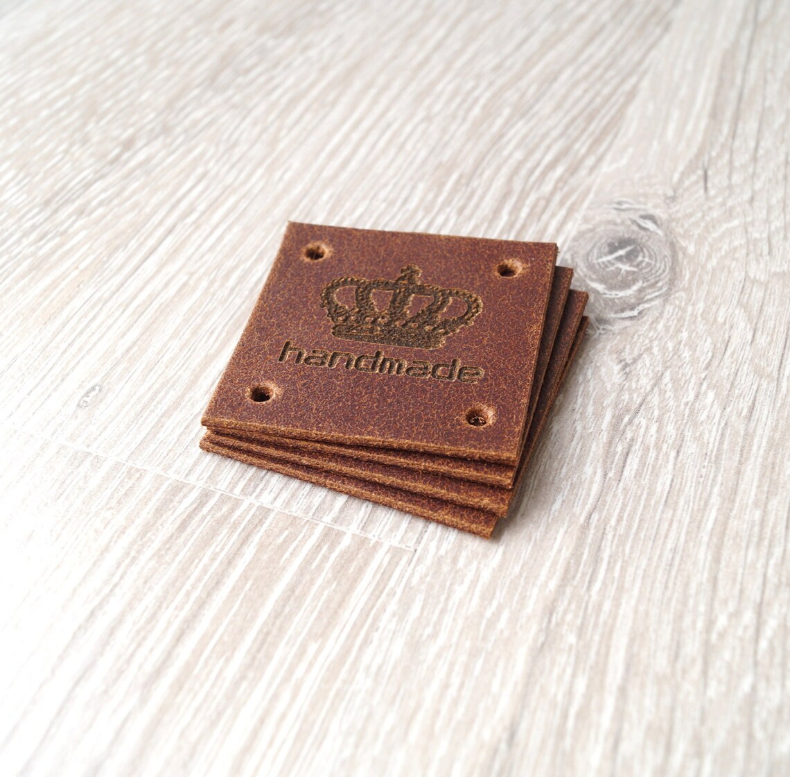 Leather Labels Custom Labels Personalized Leather Labels - Etsy