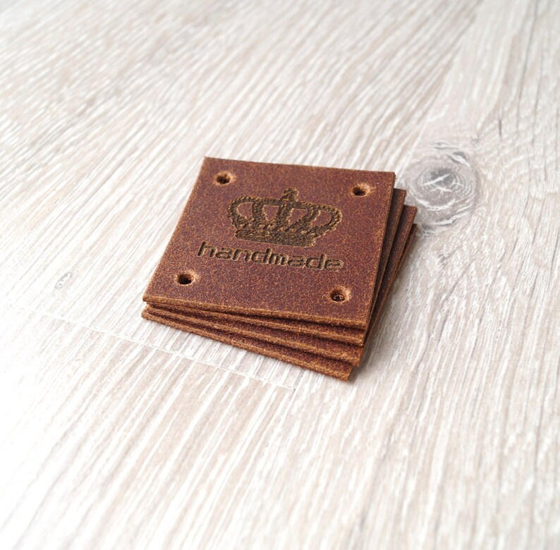 Leather Labels Custom Labels Personalized Leather Labels - Etsy