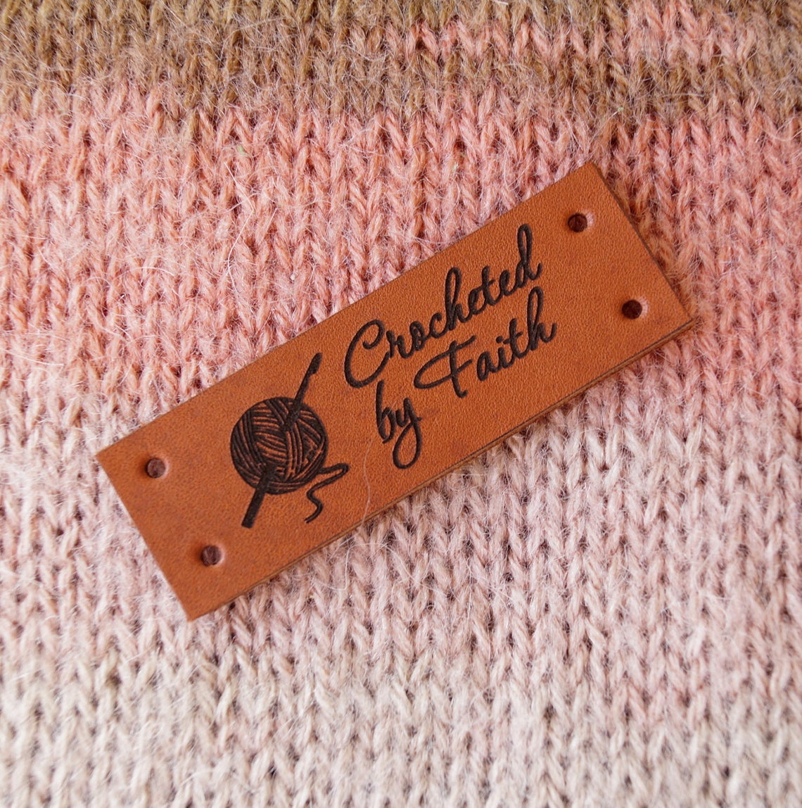 Leather Tags Personalized Leather Labels Custom Clothing - Etsy