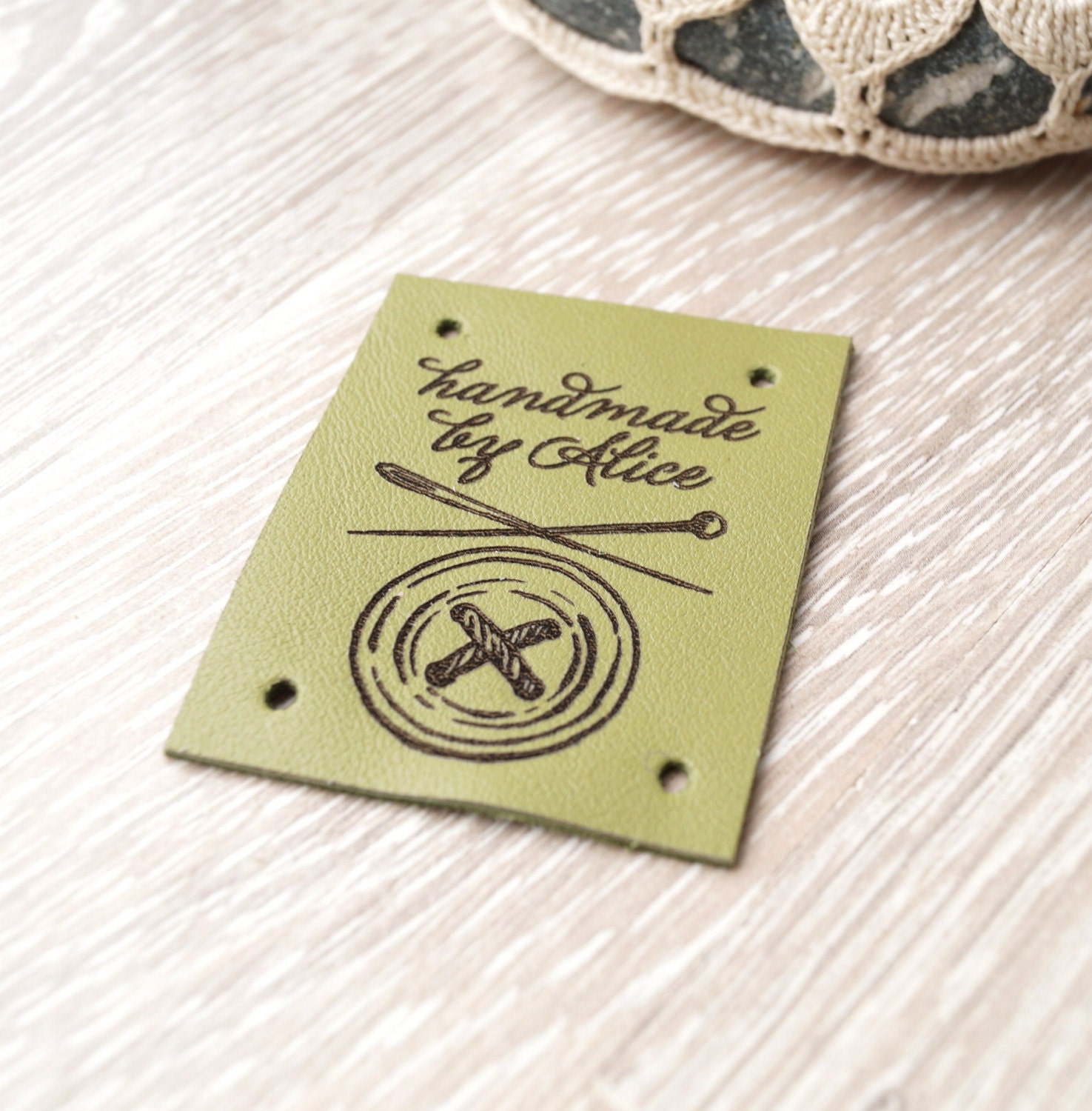 Leather clothing labels custom labels personalized leather | Etsy